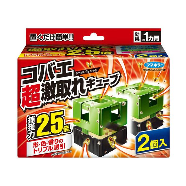 【商品説明】形で誘引する！コバエが認識しやすい陰影を生み出すキューブ形状で、飛んでいるコバエを視覚的に誘引します。さらに研究者が飛ぶ虫を捕らえる際に使用する罠「マレーズトラップ方式」を応用。上へ登る昆虫の習性を利用して、コバエを容器の中に誘...
