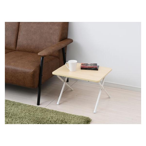 【商品説明】必要な時だけだして使える便利家具です。【仕様】●色：ウッドナチュラル／ホワイト●サイズ（約）：幅５００×奥行４４０×高さ３５０ｍｍ●天板有効寸法（約）：幅５００×奥行４００ｍｍ●床から天板下高さ（約）：３３５ｍｍ●重量（約）：３...