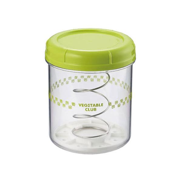 【商品説明】食材を入れてフタしてひねるだけで簡単あさ漬けができます。　見た目でも楽しめるカラフルな５色展開。　食卓に花を添えます。　満水容量：約６５０ｍｌ【仕様】●製品サイズ（ｍｍ）：１００×１００×１２０●生産地：日本●材質：容器／ＡＳ樹...