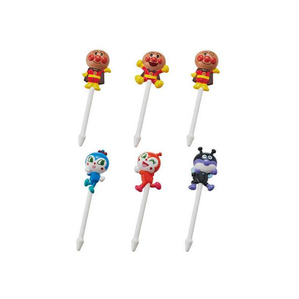 【商品説明】アンパンマンのお弁当用ピックです。　立体型のキャラクターが可愛いです。　いつものお弁当のおかずにさすだけで、コドモが大好きなキャラ弁に変身しちゃうから嬉しい！　キャラ弁アイテム必需品です。　ホームパーティーなどでお使いいただけま...