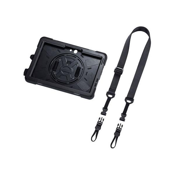 【商品説明】３６０°回転するハンドル、スタンド付きの耐衝撃ケースです。スタンドは横置き、縦置きの両方に対応しています。耐衝撃素材で、Ｓｕｒｆａｃｅ　Ｇｏ　２、Ｓｕｒｆａｃｅ　Ｇｏを外部からの衝撃から守ります。着脱可能なショルダーベルト付きで...