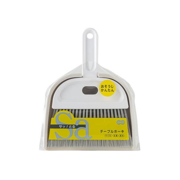 【商品説明】テーブルやお部屋のスミ、車の中など、狭いところも気軽に掃除できるホーキです　使用後はホーキをチリトリにセットできるため、収納にも便利【仕様】●サイズ：約２２×１７×３．５ｃｍ　●材質：ポリプロピレン　<ジェットプライス>