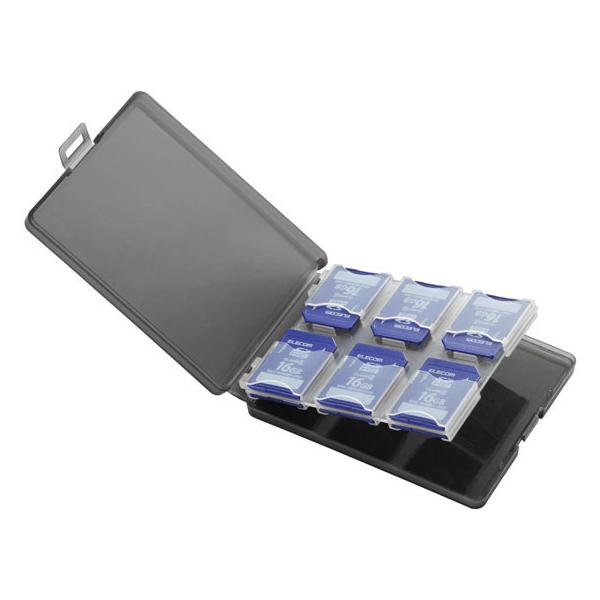 【商品説明】ＳＤカードを１２枚収納できるＳＤカードケースです。　　増えていくＳＤカードをまとめて収納・管理するのに便利です。　　保存しているデータを確認するのに便利なインデックスラベルが付いています。　　ＳＤカードに貼り付けられるナンバーラ...