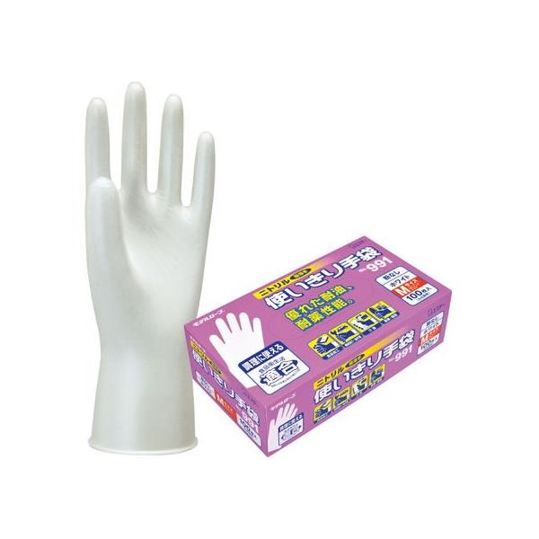 【商品説明】粉なし裏面加工により脱着しやすく、手袋全面にすべり止め加工が施してあります。調理に使える食品衛生法適合品。【仕様】●サイズ：Ｍサイズ（全長２４．５×手の平周り１９．３×中指８．４ｃｍ）●色：ホワイト●粉無し●仕様：左右両用●食品...