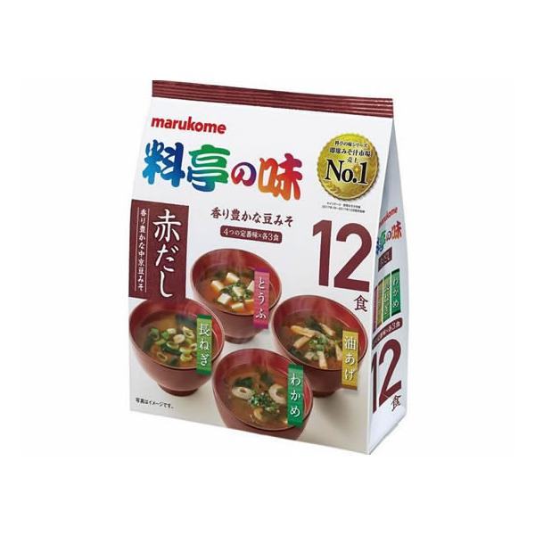 【商品説明】コクのある豆みそに、かつおだしと昆布だしで調味し、風味豊かに仕上げました。　具材はわかめ、油あげ、長ねぎ、とうふを各３食組み合わせ、それぞれの味を楽しめます。【仕様】●内容量：わかめ１７ｇ×３食、油あげ１７ｇ×３食、長ねぎ１６ｇ...