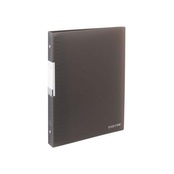 【商品説明】背表紙にもロゴ銀箔押しが入って、スタイリッシュ。パリのカフェのサンルーフをイメージしたタイトルシート。【仕様】●色：スモーク●サイズ：Ｂ５タテ●寸法：縦２７９×横２２２ｍｍ●背幅：２７ｍｍ●リーフ収納目安：１４０枚●２６穴●収納...