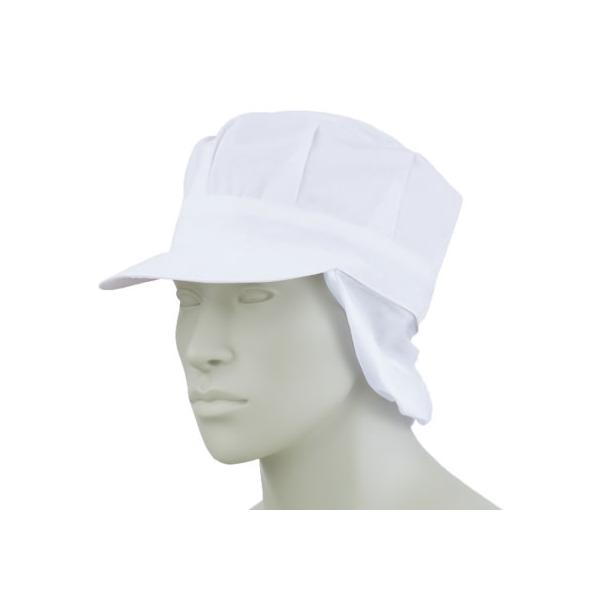 【仕様】●制電単糸ツイル（ポリエステル65％・綿35％）、メッシュ（ポリエステル100％）●O157の抑制にも対応する制菌加工●静電気防止素材●頭頂部メッシュ●毛髪落下を防ぐたれ付き●対応サイズ58〜64cm●男女兼用　<ジェットプラ...