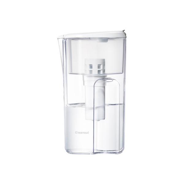 【仕様】●本体サイズ：幅１０５×奥行１５８×高さ２８０ｍｍ　●ろ過水容量：１．４Ｌ（全容量：２．２Ｌ）　●浄水カートリッジ取替時期の目安：３か月（１日２Ｌ使用した場合）　<ジェットプライス>