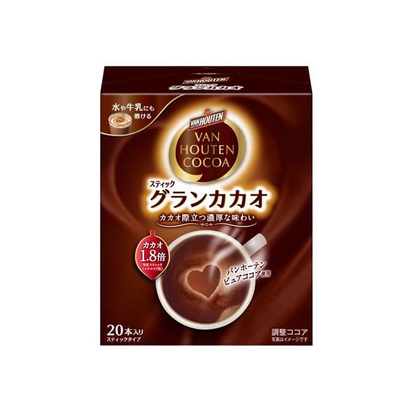 【商品説明】ココアパウダーを１．８倍使用（同メーカースティックミルクココア比）した、ほろ苦く濃厚な味わいのココアです。ピュアココアのもつ香りや味わいをしっかりとお楽しみいただけます。手軽な分包タイプ。　時間がない時やオフィスでは手軽なスティ...