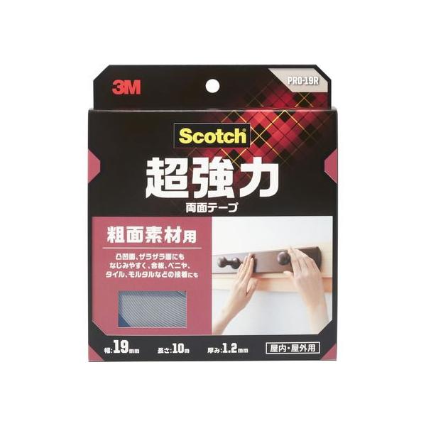 【商品説明】素材の変形や縮みにもよくなじみ、高い接着力を発揮します。　強靭なアクリルフォーム基材に、アクリル系粘着剤を塗布した超強力両面テープです。　アクリルフォーム基材のもつ強靭かつ柔軟性に富んだ特性に加え、アクリル系粘着剤の優れた耐候性...