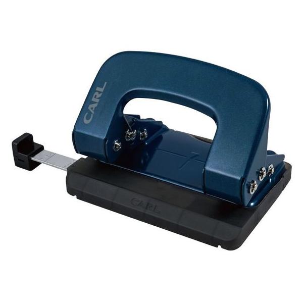 【商品説明】軽い力で穴あけできる２穴パンチです。　内部にもうひとつのテコを加え２つのテコを連動させることにより、パンチ本体のサイズを大きくすることなく軽あけを実現しました。　用紙の位置合わせに便利なゲージは耐久性に優れた金属製です。　紙を置...