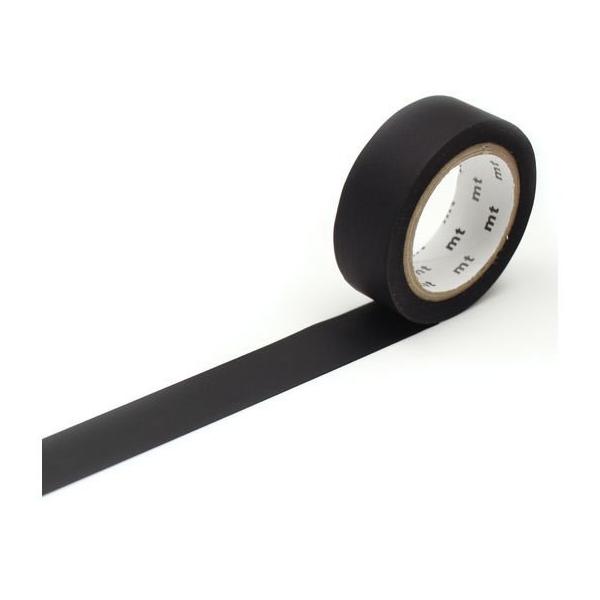 【商品説明】貼って剥がせるマスキングテープｍｔ。　手紙に貼ってみたり、ラッピングに使ってみたり、可能性は無限大。【仕様】●色目：マットブラック●テープサイズ：幅１５ｍｍ×長さ７ｍ●注文単位：１巻　<ジェットプライス>