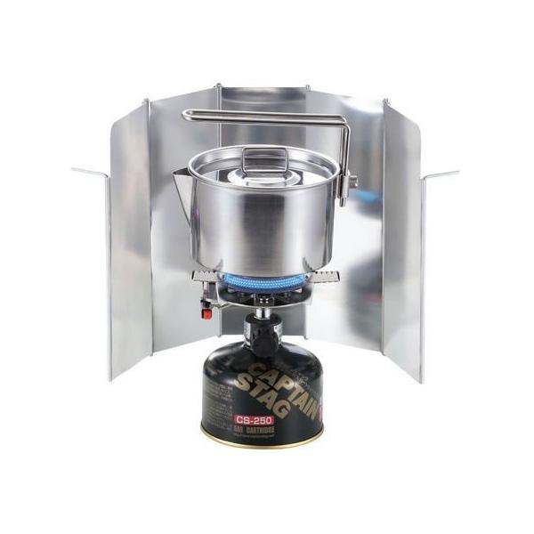 【商品説明】シングルガスバーナーの風よけに。【仕様】CG_05●製品サイズ：幅３９８×高さ２４０ｍｍ　●収納サイズ：８３×２４０×厚さ２０ｍｍ　●重量：１７０ｇ　●材質：アルミニウム合金　●原産国：中国　<ジェットプライス>　U...