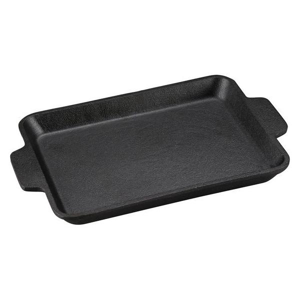 【商品説明】フライパンより厚みがあり熱をじっくり均等に伝えます。　調理してそのまま食卓にご家庭でも使用可能。　オーブンも使用可能。　ＵＧ−４２　カマドスマートグリルＢ５型、Ｖ型スマートグリル［ミニ］の鉄板として使えます。　ＵＧ−４８　Ｖ型ス...