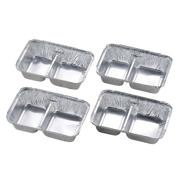 【商品説明】２種類の料理やタレが一緒に楽しめます。【仕様】CG_04●製品サイズ：幅２１０×奥行１５０×高さ５０ｍｍ　●材質：アルミニウム（溶融温度：約６６０℃）　●原産国：中国　<ジェットプライス>　M-6657　M6657　...