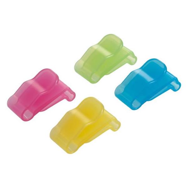 【商品説明】紙皿や紙コップに挟めるクリップタイプの割り箸ホルダー。　マイ割り箸・紙皿・紙コップ・シェラカップ等の目印として「これ誰の？」をなくします。【仕様】CG_04●製品サイズ：２０×３０×２０ｍｍ　●重量：９９９ｇ　●材質：ポリプロピ...