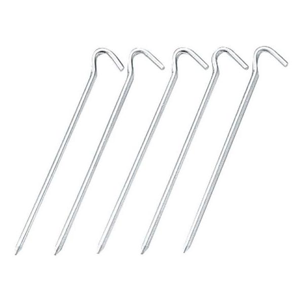 【商品説明】丈夫なスチール製ペグ【仕様】CG_09●製品サイズ：φ６×２１０ｍｍ　●収納サイズ：７５×１５×２８０　●重量：５０ｇ（１本）　●材質：鉄（亜鉛めっき）　●原産国：中国　<ジェットプライス>　M-8395　M8395...