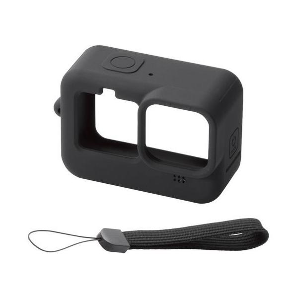 【商品説明】弾力性のあるシリコンでアクションカメラを傷や汚れ、衝撃から守るＧｏＰｒｏ　ＨＥＲＯ１０／９用シリコンケースです。　シャッターボタン、モードボタン、ドア部分をゴミやホコリから保護する構造です。　カバーを付けたままの操作はもちろん、...