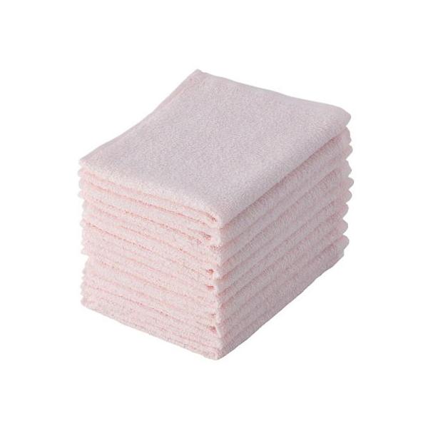 【仕様】●色：ピンク●材質：綿１００％●サイズ：２８０×４００ｍｍ●重量：２５ｇ（１枚あたり）●入数：１袋（１０枚入）　<ジェットプライス>