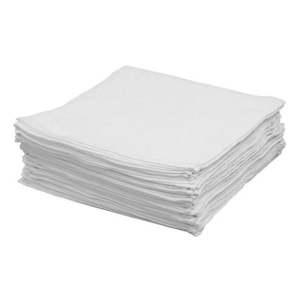 【仕様】●色：ホワイト●材質：綿１００％●サイズ：２８０×２８０ｍｍ●重量：約２１．８ｇ（１枚あたり）●入数：１袋（５０枚入）　<ジェットプライス>