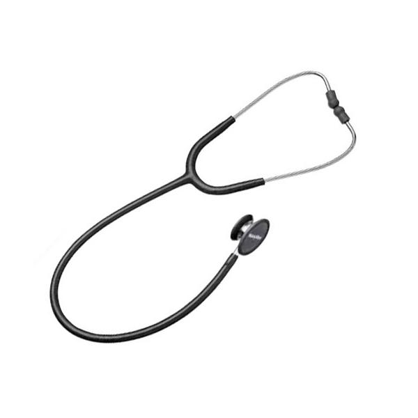 【商品説明】●耳金具は角度と圧着加減の調節が可能で、しっかりフィットします。【仕様】●材質：チェストピース／ステンレス●全長：710mm●ダイヤフラム径：φ47mm●ベル径：φ34mm●重量（g）：135●色：ブラック●成人用●付属品：イヤ...