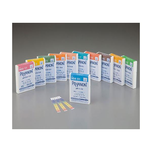 【商品説明】●１枚のテスト紙に５〜１２段階のカラースケール目盛とｐＨ測定部（中央無印）とを一体化させてあり、速く正確な測定ができます。●各カラースケール間には疎水性をもたせてありますので、スケール間の差もはっきりします。●有害なテスト液の場...