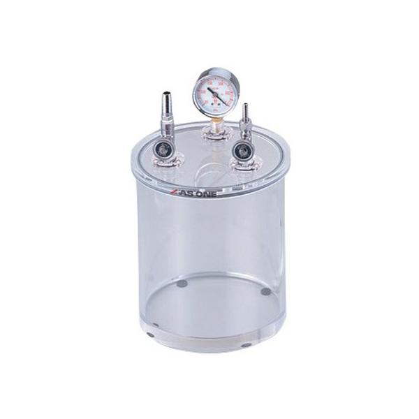 【仕様】●許容真空度：１Ｔｏｒｒ（約１３３Ｐａ）●材質：胴部・底板・天板／透明強化ＰＭＭＡ（アクリル）、バルブ・真空計取り付け部／ＰＣ（ポリカーボネート）●板厚：胴部／８ｍｍ、底板／２０ｍｍ、天板／２０ｍｍ●重量：３．２ｋｇ●型番：２００型...