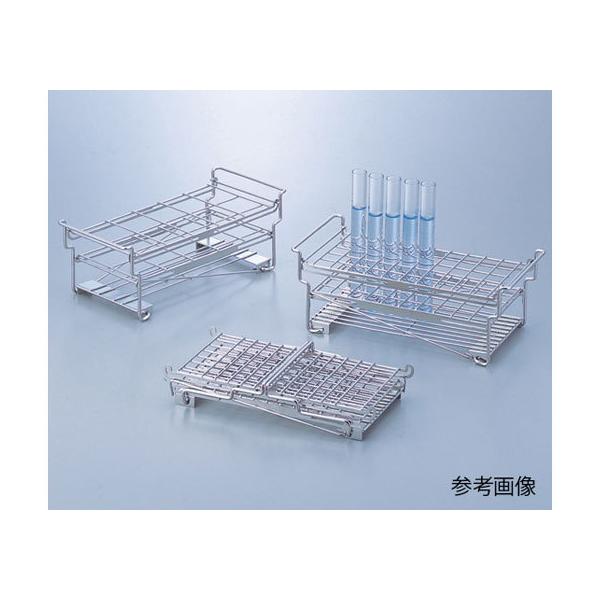 【商品説明】●組み立てと同時に固定フックが自動的に試験管立てを固定します。●独自の収納機構（特許出願中）によりワンタッチで収納できます。【仕様】●材質：ステンレス（ＳＵＳ３０４）●本体サイズ：２８１×１２９×１０３ｍｍ（突起部除く）●オート...