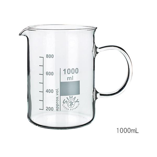 【仕様】●型番：１５４／６００●容量（ｍＬ）：６００●一目盛：１００ｍＬ〜５００ｍＬまで１００ｍＬ●サイズ（ｍｍ）：φ９０×１２５●材質：硼珪酸ガラス●生産国：チェコ