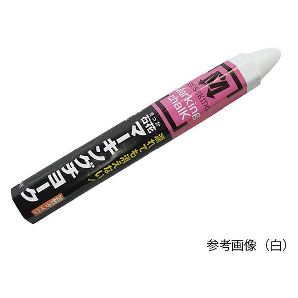 【仕様】●型番：Ｓ１５４０５●色：白●入数：１箱（２４本入）●タイプ：油性●形状：六角型●サイズ：１４×１１１ｍｍ●用途：木材、道路表示、ブロック、コンクリート、鉄、石など