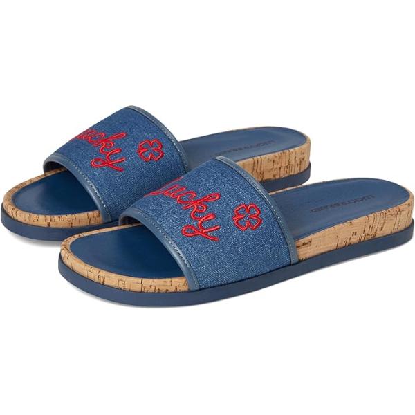 取寄) ラッキーブランド レディース ウーブン バンド サンダル Lucky