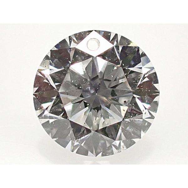 ダイヤモンド ルース0.647ct　E　SI2　ストリングホール加工用の貫通穴があいた、０．６ctアップサイズ！肉眼では ほとんど見えない、ごく 小さなカーボンなどが少し散った、程度の良い、お得で キレイな ＳＩ２品質です。カラーも良く、テ...