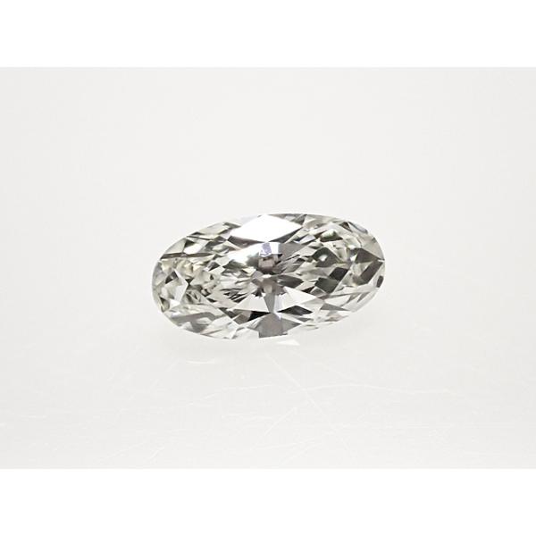 ダイヤモンド ルース　0.135ct　H　VS1　オーバル長径 ４．８６ｍｍの、細長シェイプ！一瞬、マーキースと間違えそうな、オーバルシェイプの ダイヤモンドです。クリアな 高級ＶＳ１品質で、うるうる キラキラ！十字の位置の４本爪にすれば、...