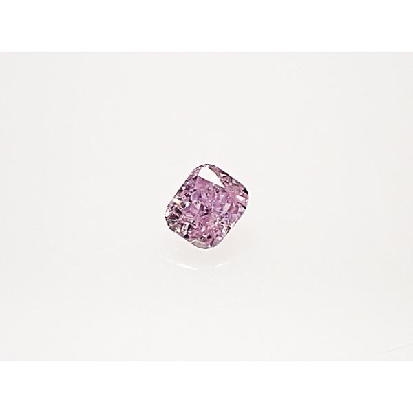 ピンクダイヤモンド ルース0.048ct　FANCY PURPLE PINK　SI2明るい パープルみが上品な、ファンシー パープルピンク ダイヤモンド！ガードルに、ごく小さな自然の面キズなど、端寄りにインクルージョンはありますが、透明感が...