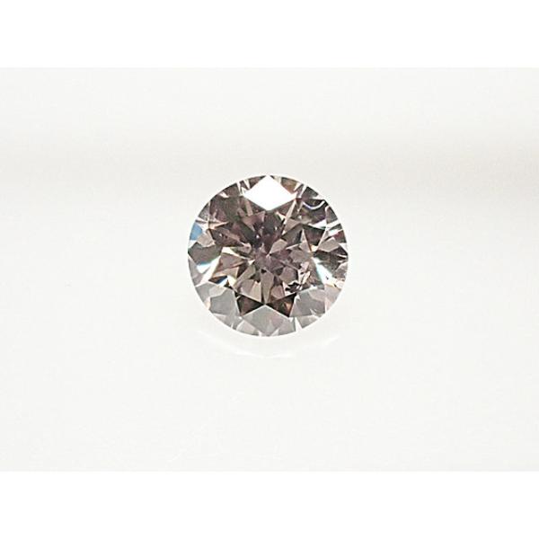 ピンクダイヤモンド ルース0.081ct　LIGHT PINK　SI2ほんのり明るい、早春ピンクの ダイヤモンド！テーブル端にカーボン、スターファセットに 軽微な自然の面キズがありますが、肉眼で目立たず、透明感があり、キラキラと煌めいて、美...