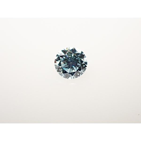 ブルーダイヤモンド（TREATED） ルース0.047ct　FANCY GREENISH BLUE　SI1清涼感溢れる、アイスブルーの ダイヤモンド！明るく、爽やかな発色と、クリアな ＳＩ１品質で、キラキラと、瑞々しい煌めきを放っています。...