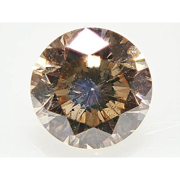 ブラウンダイヤモンド ルース0.415ct　FANCY BROWN　SI2明るく、キレイな テラコッタカラー！お手頃 ０．４ctアップの、ファンシーブラウン ダイヤモンドです。細かなカーボンや、裏側に 小さな自然の面キズなどありますが、全体...