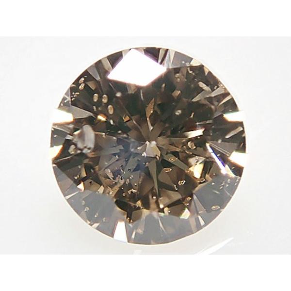 ブラウンダイヤモンド ルース0.400ct　FANCY LIGHT BROWN　SI2お手頃価格で、見た目はキレイめ、０．４ctの、ファンシーライト ブラウンダイヤ！ベゼルに自然の面キズや、テーブル脇に大きめのインクルージョンなどありますが...