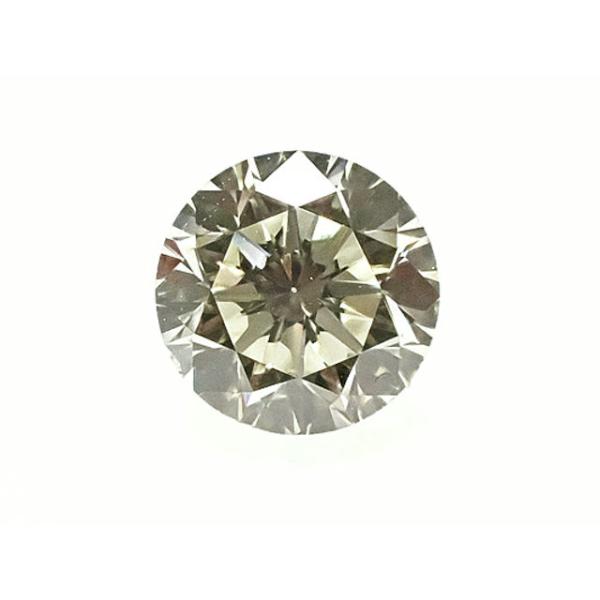 イエローダイヤモンド ルース0.347ct　VERY LIGHT BROWNISH YELLOWSI1　FAIRほんのりと淡いブラウンみを噛んだ、明るく 眩しい、ブラウニッシュイエローカラー！ガードル下に、浅い生地不足によるラフが、３つ横に...