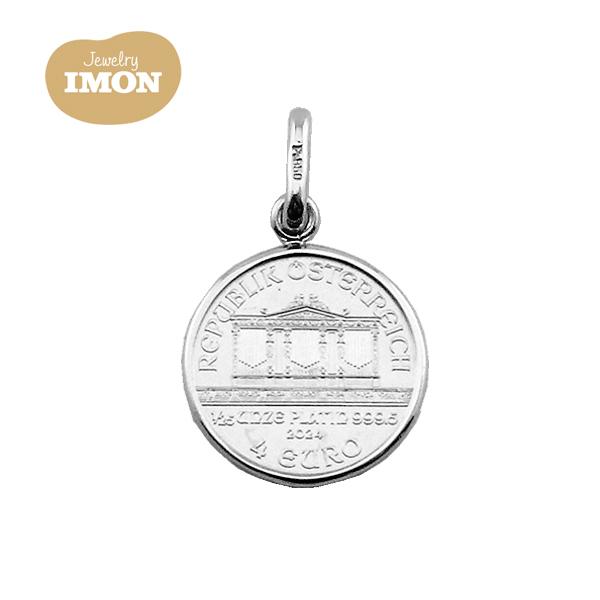 PT999.5 ウィーン・フィルハーモニー 1/25ozにPT850の枠が付いたコインペンダントです。プラチナウィーンハーモニーとは、1989年からオーストリア造幣局で毎年発行されているプラチナコインです。ガラスカバーは付いておりません。コ...