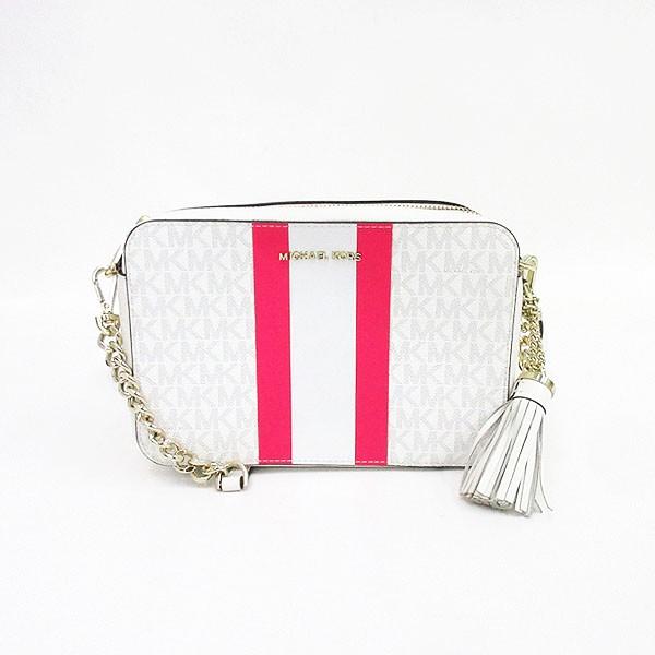 ●管理番号:240801041620●型番:32T9LF5M2B●サイズ:約 H14cm × W21cm × D6cm●ショルダー長:ショルダーからバッグまでの長さ:〜約 60cm（7段階調節）●カラー:白 ホワイト×ピンク●収納:ファスナ...