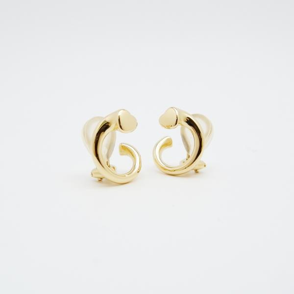 ▼アイテムGeorg Jensen（ジョージ・ジェンセン）イヤリング▼素材・750YG（イエローゴールド）▼詳細・サイズ：H13.8×W12.9×D10.0mm（両方共に）・重量：6.0g▼ランクSランク・750YG：新品仕上げを施していま...