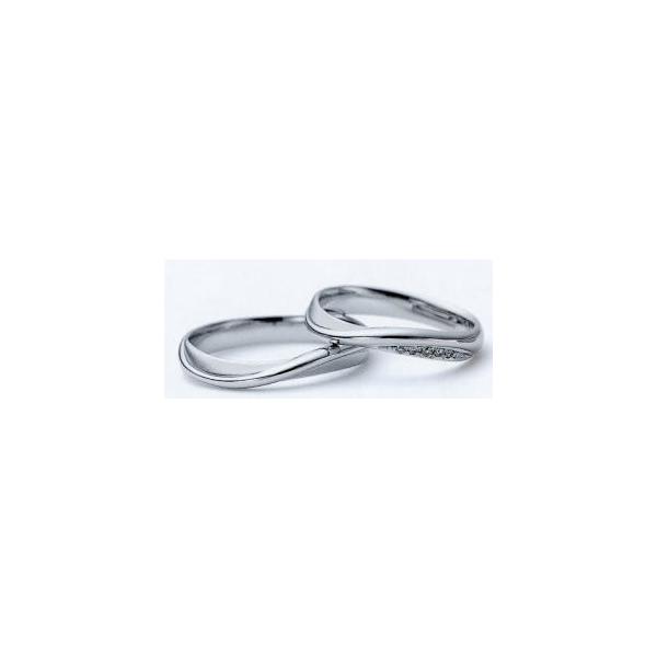 材質　：　プラチナ Pt900 <br>4RK027 (7):　ダイヤモンド(表面）、サファイア（内側）￥146,300.-<br>4RK014 (8):  ダイヤなし、サファイア（内側)\141,900.-<...