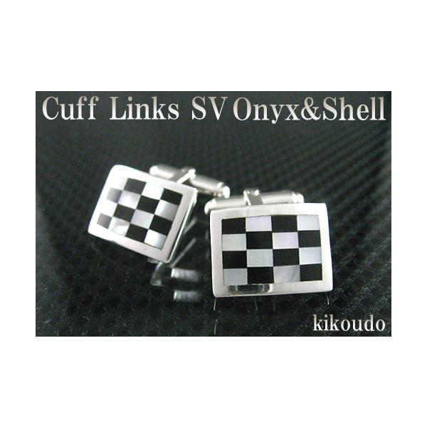 □原材料□　シルバー　925　:　白蝶貝＆オニキス□サイズ□　縦14mm×横19mm×長さ22mm□総重量□　11g□商品説明□このお品には、シルバー独特の変色を長期間抑えるために、プラチナコーティング加工がしてあります。 ジュエリーに例え...