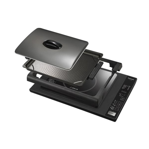（中古品）パナソニック ホットプレート IH 7段階火力調整 焼肉 ホットケーキ クレープ お好み焼き ブラック KZ-HP1100-K ご覧頂きありがとうございます。こちらの商品は中古品となっております。中古品の為若干の使用感はございます...