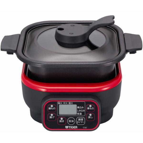 （中古品）タイガー マイコンテーブルクッカー トマトレッド CQC-A070-RT ご覧頂きありがとうございます。こちらの商品は中古品となっております。中古品の為若干の使用感はございますが、まだまだお使い頂ける商品となっております。また女性...