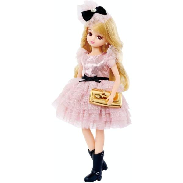 【商品名】　リカちゃん ドール ビジューシリーズ ピンキーパーティ 【商品説明】　・(C) TOMY・対象年齢:3才以上 【サイズ】　高さ : 5.50 cm　横幅 : 21.20 cm　奥行 : 26.80 cm　重量 : 240.0 g...