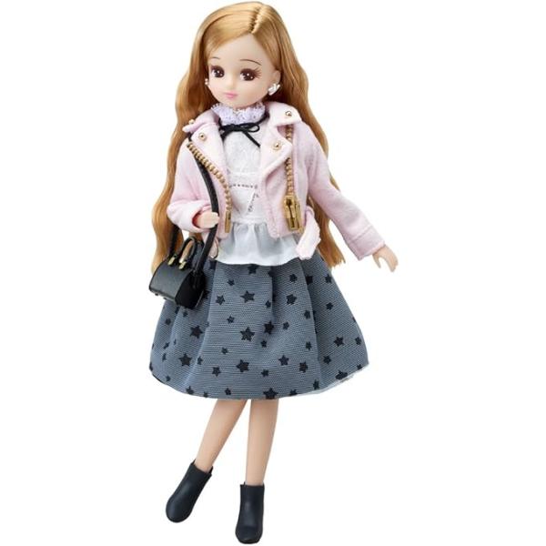 【商品名】　リカちゃん ドール LD-17 リカビジュー ライダースキュート 【商品説明】　・(C) TOMY・対象年齢:3歳以上・電池は使用しません。 【サイズ】　高さ : 5.20 cm　横幅 : 12.80 cm　奥行 : 26.60...