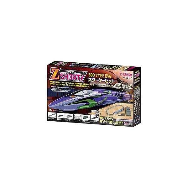 【商品名】　ロクハン Zゲージ Zショーティー 500系 TYPE EVA スターターセット SG004-2 鉄道模型 入門セット SG004-2 【商品説明】　・使用電池:単3×2(別売り)、対象年齢:15歳以上 【サイズ】　高さ : 6...