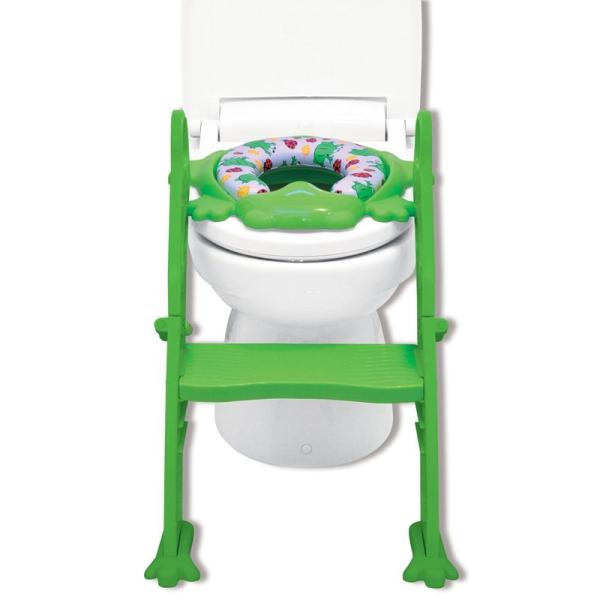 【商品名】　リトルプリンセス Little Princess かえるのふかふか ステップ式 トイレトレーナー グリーン 【商品説明】　・[対象] 12ヶ月 ~ 36ヶ月・[本体サイズ] 約幅40x奥行54ｘH54ｃｍ・[素材] ポリプロピレ...